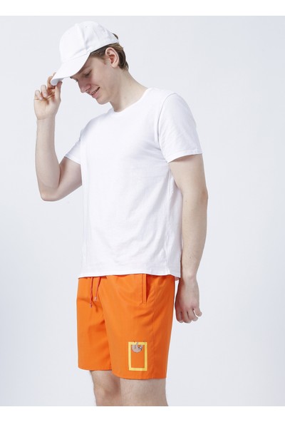 National Geographic Şort M, 2xl, Turuncu