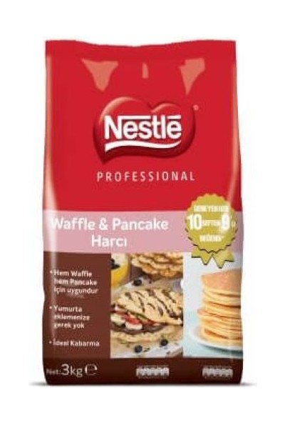 Nestle Waffle Pancake Harcı 3 kg Nestle Waffle Pancake Harcı 3 kg