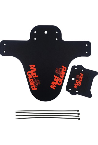 Bilu Mtb Bisiklet Ön Arka Ince Çatal Çamurluk - Turuncu (Yurt Dışından)