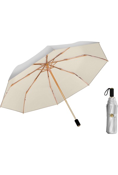 Bilu Uv Korumalı Çift Katmanlı Şemsiye - Beyaz (Yurt Dışından) Bilu Uv Korumalı Çift Katmanlı Şemsiye - Beyaz (Yurt Dışından)