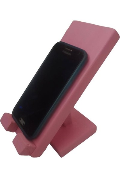 Bahat Ahşap Kayın Ağacı Pembe Masa Üstü Telefon Tablet Tutucu Şarj Organizeri Bahat Ahşap Kayın Ağacı Pembe Masa Üstü Telefon Tablet Tutucu Şarj Organizeri