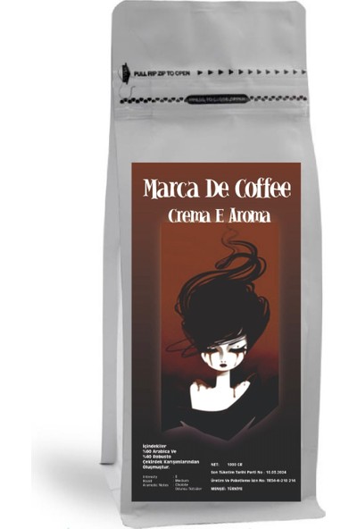 Marca De Coffee Crema E Aroma Espresso Kahve 1 Kg Marca De Coffee Crema E Aroma Espresso Kahve 1 Kg