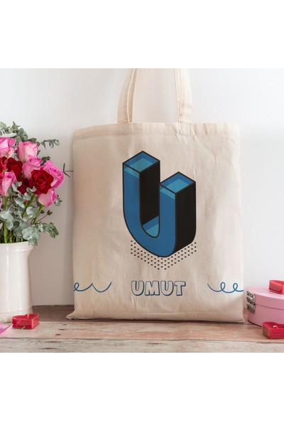 E-Hediyeci Kişiye Özel U Harfi Tasarımlı Isim Yazılı Çanta E-Hediyeci Kişiye Özel U Harfi Tasarımlı Isim Yazılı Çanta