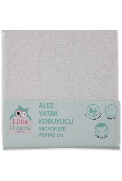 Little Dreams Microfiber Sıvı Geçirmez Elastik Bantlı Alez 70X140 cm Little Dreams Microfiber Sıvı Geçirmez Elastik Bantlı Alez 70X140 cm