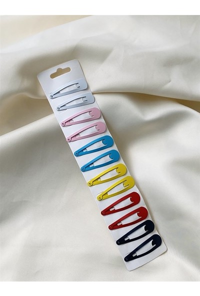 Retrobird 12'li Çıtçıtlı Toka Seti Kadın Çok Renkli