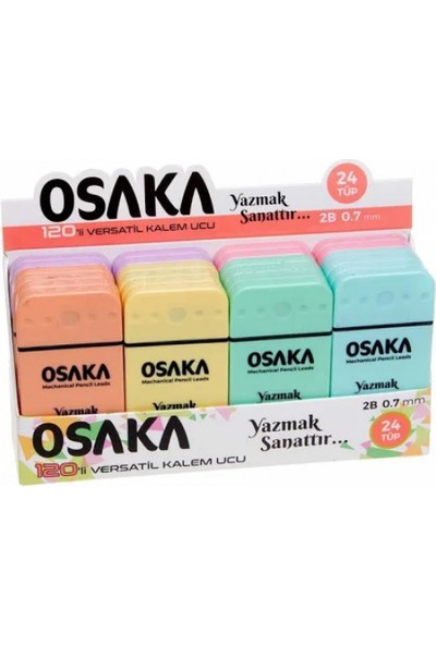 Osaka OKU-120P 0.7 120’LI Uç Pastel Renkler Osaka OKU-120P 0.7 120’LI Uç Pastel Renkler