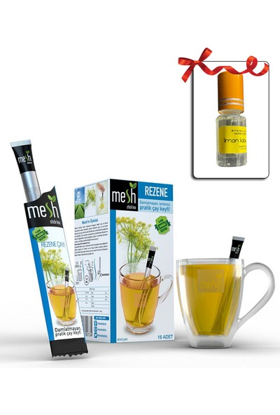 Mesh Stick Rezene Çayı + (Essavera 3ml Limon Kabuğu Yağı) Mesh Stick Rezene Çayı + (Essavera 3ml Limon Kabuğu Yağı)