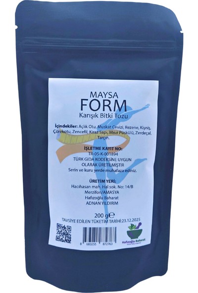 Maysa Form Karışık Bitki Tozu 200 gr Maysa Form Karışık Bitki Tozu 200 gr