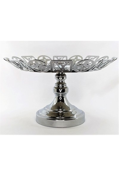 Ayaklı Metal Sunum Tabağı