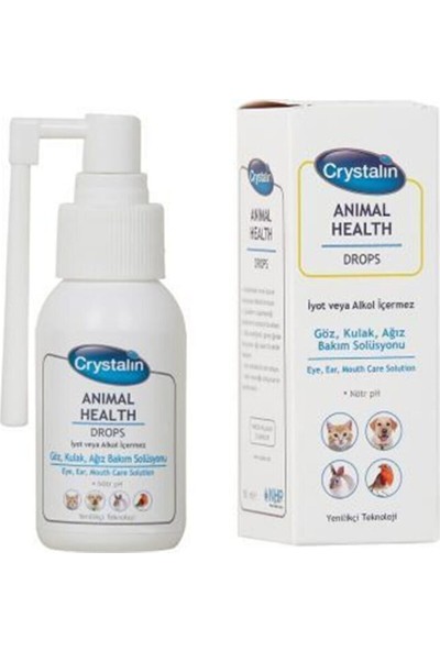 Crystalin Animal Health 50 ml Kedi ve Köpek Göz Kulak Ağız Bakım Spreyi 50 ml Crystalin Animal Health 50 ml Kedi ve Köpek Göz Kulak Ağız Bakım Spreyi 50 ml