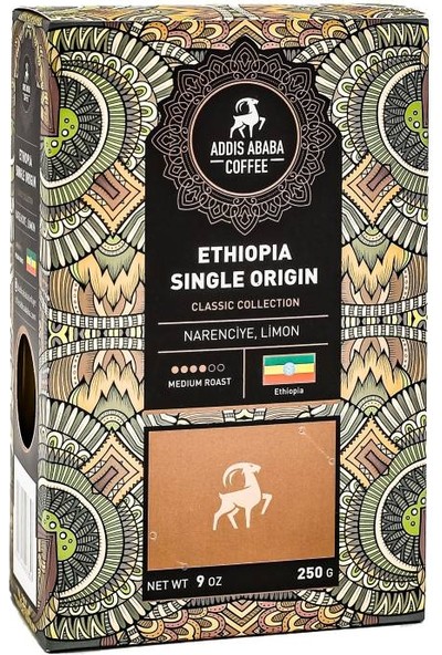 Addis Ababa Coffee Etiyopya Single Origin 250 gr Addis Ababa Coffee Etiyopya Single Origin 250 gr