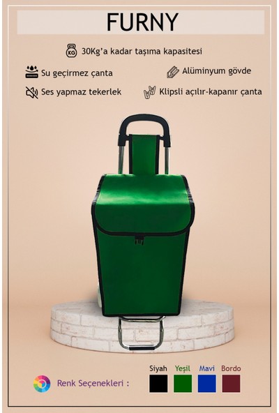 Furny Pazar Arabası Çantası