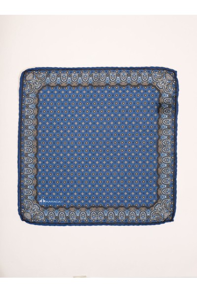 Karaca Erkek Mendil 111356052-295 Saks Mavi