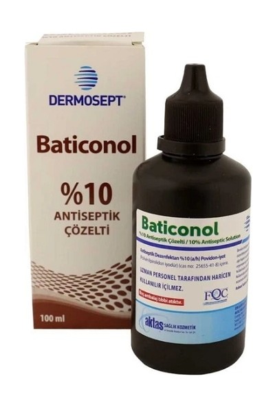 Dermosept (Batikon) Baticonol Çözelti 100 ml Dermosept (Batikon) Baticonol Çözelti 100 ml