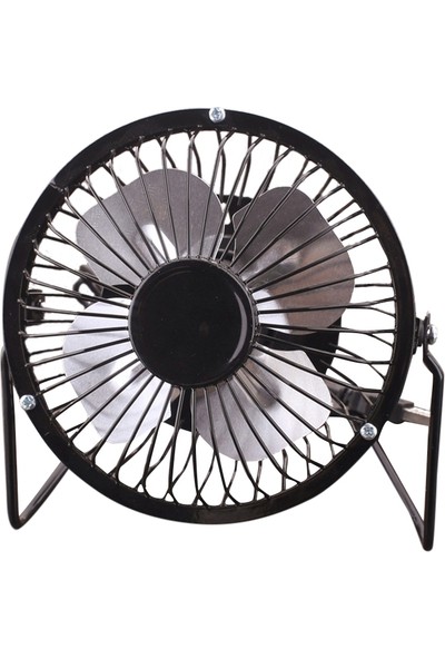 Easyde Taşınabilir Masaüstü USB Fanı - Siyah (Yurt Dışından)