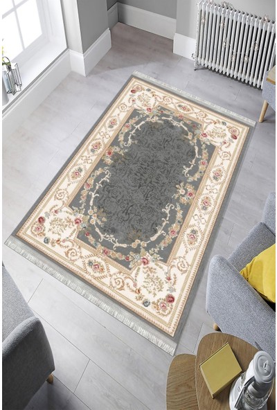 Perla Soft Bambu Kaymaz Tabanlı Modern Yıkanabilir Antibakteriyel Halı ve Yolluk