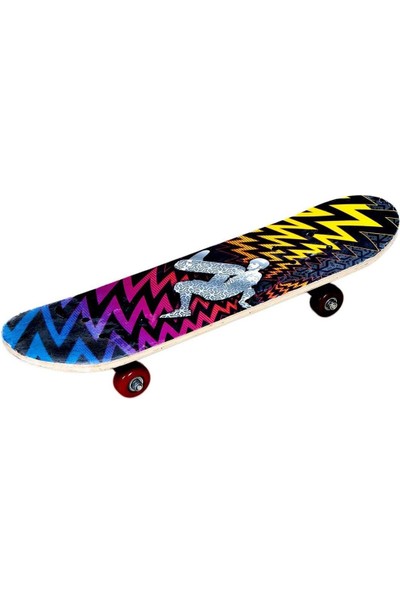 Masho Trend Renkli Çizgi Desenli 60 cm Kaykay - Çocuk Kaykayı - Kaymaz Yüzel Skate Boy - Skateboard Masho Trend Renkli Çizgi Desenli 60 cm Kaykay - Çocuk Kaykayı - Kaymaz Yüzel Skate Boy - Skateboard