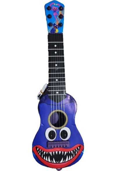 Kahraman Oyuncak Oyuncak Gitar Huggy Wuggy Poşetli Mavi Kahraman Oyuncak Oyuncak Gitar Huggy Wuggy Poşetli Mavi