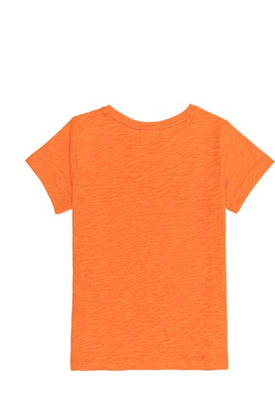 U.S. Polo Assn. Kız Çocuk Turuncu T-Shirt 50252294-VR051