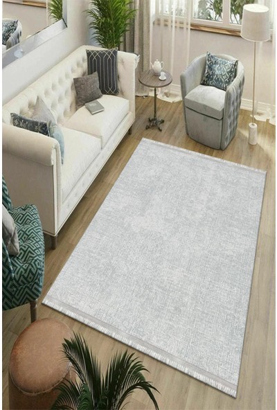 Perla Soft Bambu Kaymaz Tabanlı Modern Yıkanabilir Antibakteriyel Halı ve Yolluk