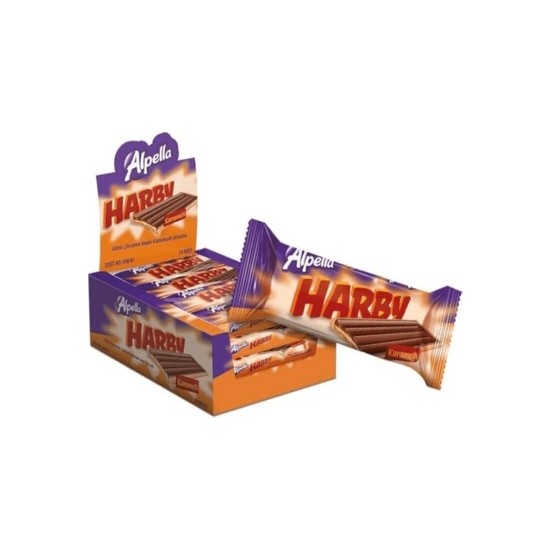 Alpella Harby Sütlü / Karamelli Bisküvi (6 Paket - 144 Adet) Fiyatı