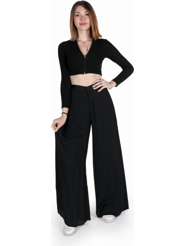 Barbora Günlük Yazlık Şifon Detaylı Kadın Pantolon IC213 Fiyatı