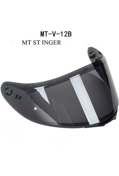 Mt Helmets Mtkask Camı V-12B Duman (Stınger 2021 Mod)
