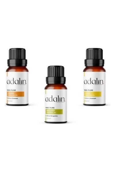 Adalin Enerji Uçucu Yağ Seti Bergamot + Limon + Portakal 10 ml 3'lü Adalin Enerji Uçucu Yağ Seti Bergamot + Limon + Portakal 10 ml 3'lü