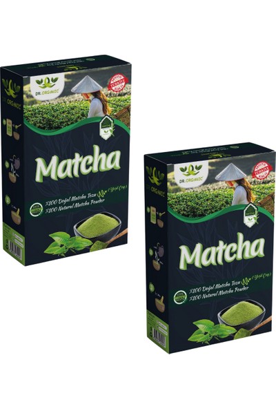 Dr. Organic Matcha - Japon Yeşil Çayı 2 Adet x 160 gr