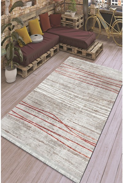 Perla Soft Bambu Kaymaz Tabanlı Modern Yıkanabilir Antibakteriyel Halı ve Yolluk