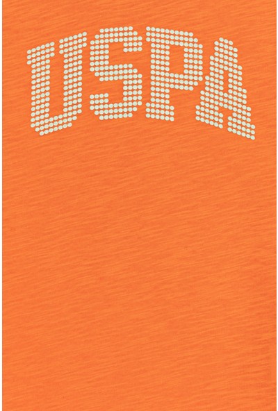 U.S. Polo Assn. Kız Çocuk Turuncu T-Shirt 50252294-VR051