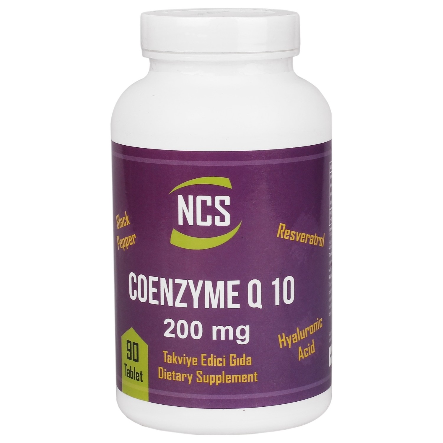 Ncs Coenzyme Q-10 200 Mg Resveratrol Hyaluronic Acid Black Fiyatı