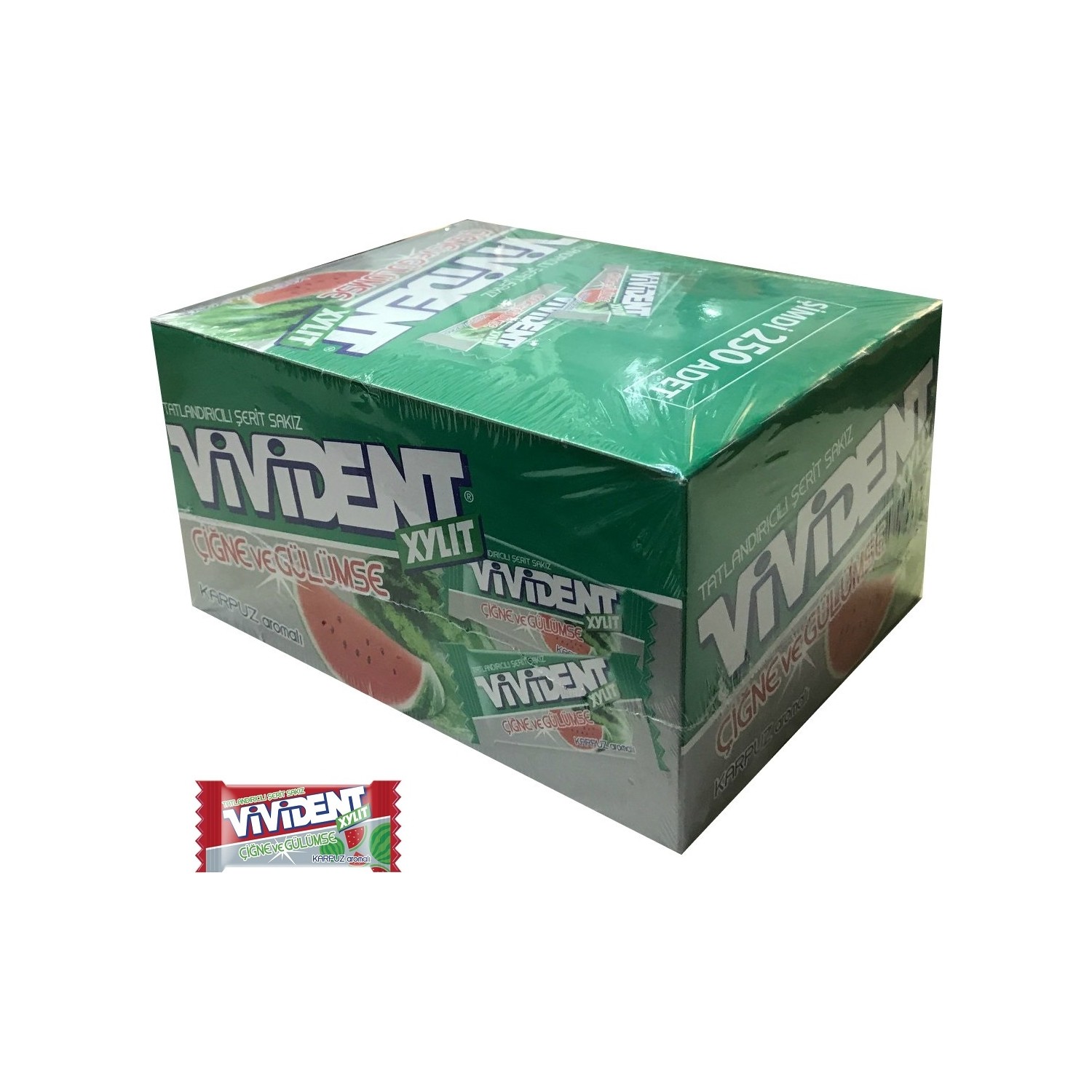 Vivident Tekli Sakız Karpuz Aromalı 230' li Fiyatı
