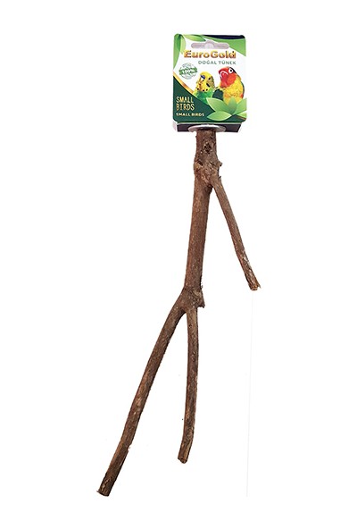 Eurogold Muhabbet - Parakeet Kuşları için Doğal Ahşap Tünek 25 Cm Eurogold Muhabbet - Parakeet Kuşları için Doğal Ahşap Tünek 25 Cm
