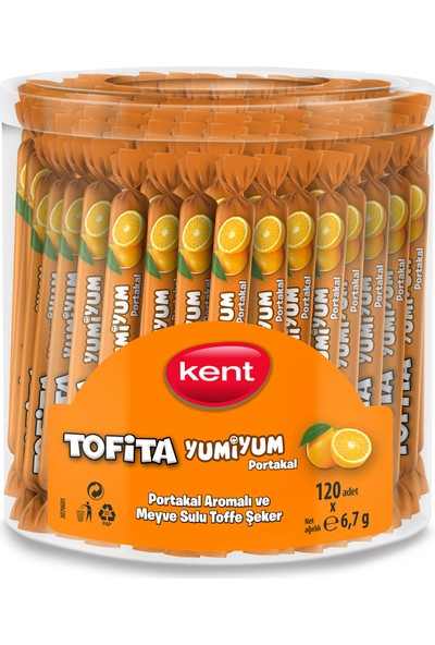 Kent Tofita Yumi Portakal 120'Li Kutu