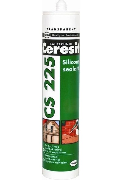 Ceresit 1088437 CS 225 Şeffaf Silikon 280 ml Kartuş
