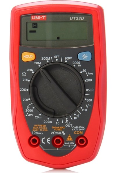 Uni-T UT33D Dijital Multimetre Uni-T UT33D Dijital Multimetre