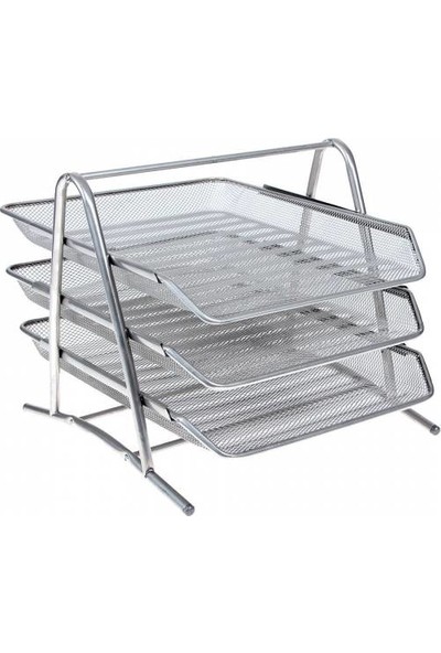 Kraf Perfore Evrak Rafi Metal 3 Katli 460G Gri Kraf Perfore Evrak Rafi Metal 3 Katli 460G Gri