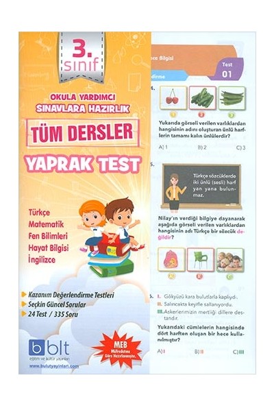 Bulut Eğitim 3. Sınıf Tüm Dersler Yaprak Test Bulut Eğitim 3. Sınıf Tüm Dersler Yaprak Test