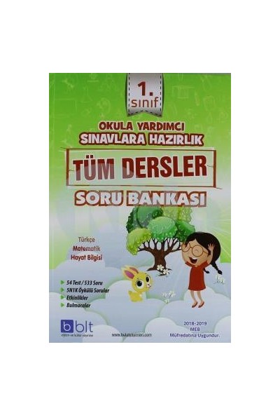 Bulut Eğitim 1. Sınıf Tüm Dersler Soru Bankası