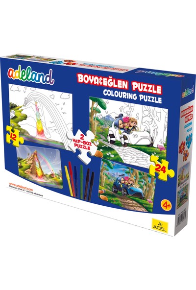 Adeland Boya & Eğlen puzzle 12 Ve24 Parça Adeland Boya & Eğlen puzzle 12 Ve24 Parça