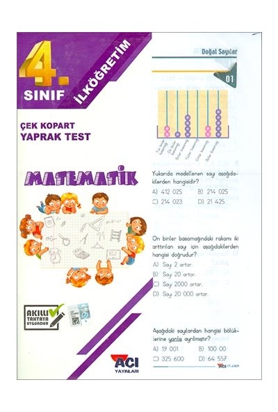 Açı 4. Sınıf Matematik Çek Kopart Yaprak Test Açı 4. Sınıf Matematik Çek Kopart Yaprak Test
