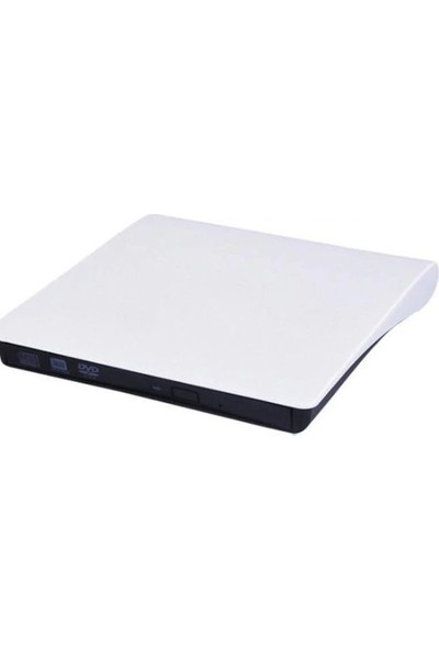 Pop-Up Harici Taşınabilir Usb 2.0 & 3.0 Dvd-Rw Beyaz