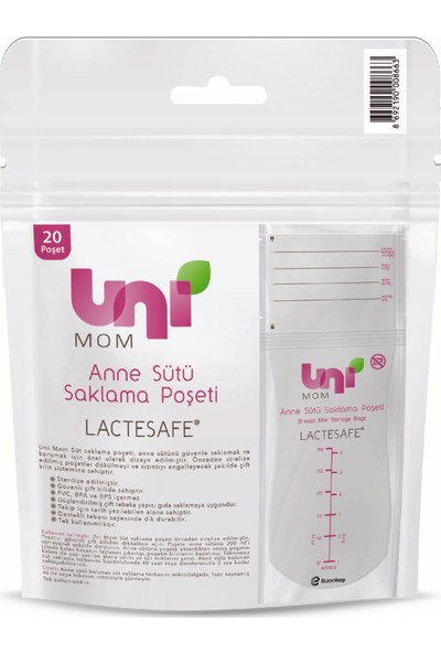 Uni Mom Süt Saklama Poşeti