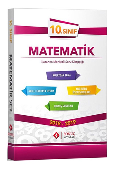 Sonuç 10. Sınıf Matematik Soru Bankası Seti