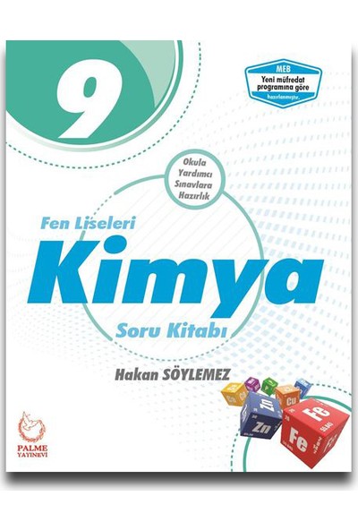 Palme Yayıncılık 9. Sınıf Fen Liseleri Kimya Soru Kitabı - Hakan Söylemez Palme Yayıncılık 9. Sınıf Fen Liseleri Kimya Soru Kitabı - Hakan Söylemez