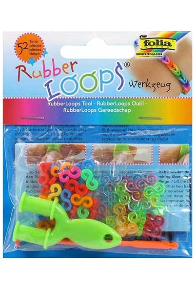 Folia Rubber Loops Araci 1 Ad.52 S-Clips Folia Rubber Loops Araci 1 Ad.52 S-Clips