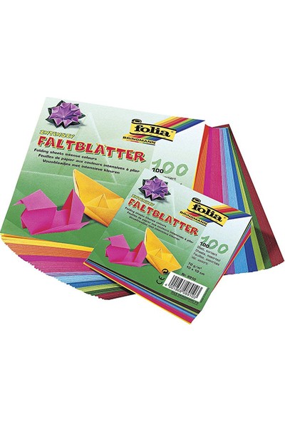 Folia Origami Kağidi 10X10Cm 100 Ad.