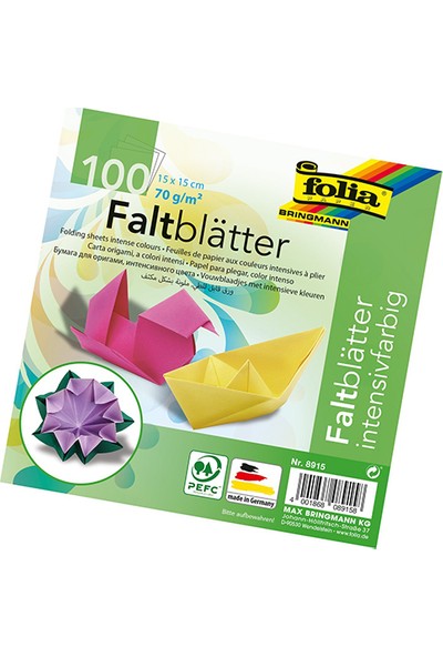 Folia Origami Kağidi 15X15Cm 100 Ad.