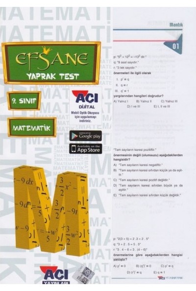 Açı 9 . Sınıf Matematik Çek Kopart Yaprak Test Açı 9 . Sınıf Matematik Çek Kopart Yaprak Test